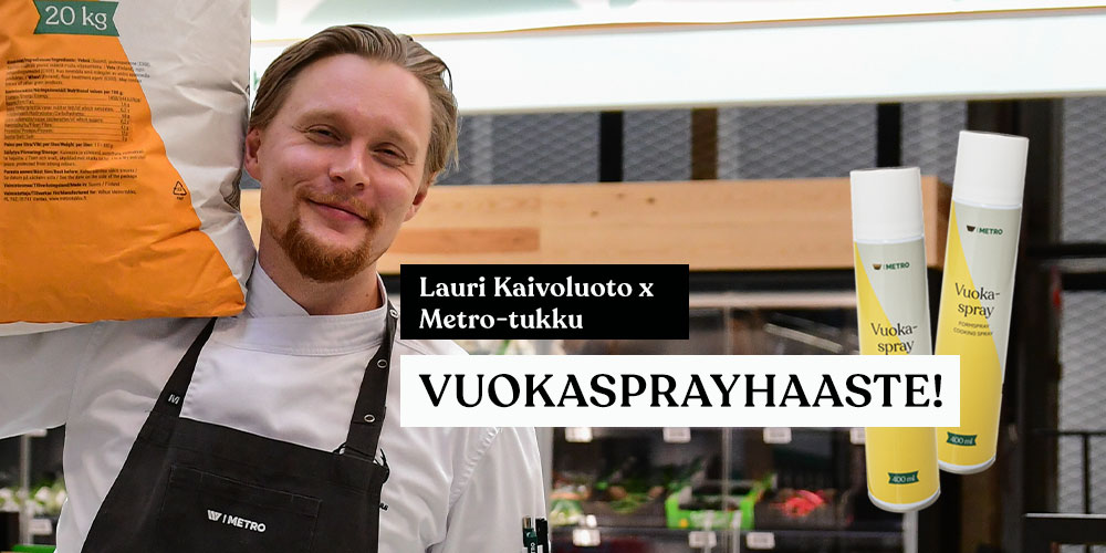 Lauri Kaivoluoto x Metro-tukku - Vuokasprayhaaste!